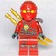 Ninjago LEGO® Kai Red Fire Ninja Master Day of Departed Minifigure ...
