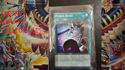 A699 YUGIOH SPELL CARD POWER BOND SDCS-EN047 | eBay