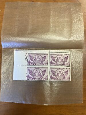 US 1935 Michigan Centenary 3 Cent Stamp - Block Of 4 - Hinged | eBay