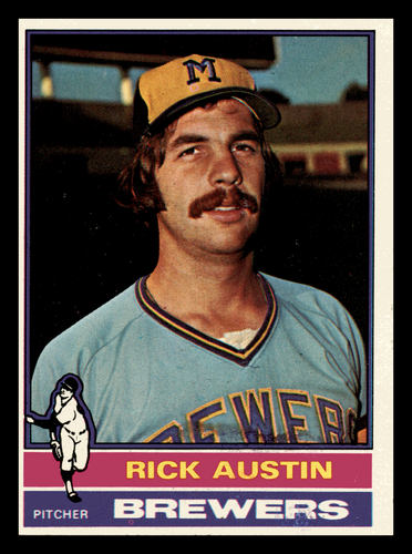 1976 Topps Rick Austin Milwaukee Brewers #269 VG-EX | eBay