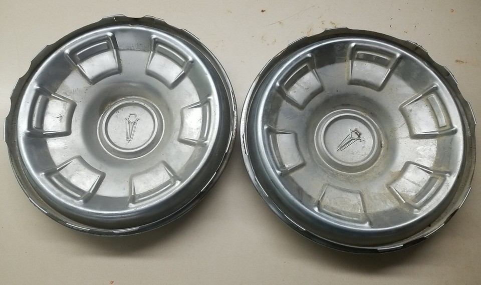 *TWO* Vintage 1967-1969 Plymouth Barracuda 14" Wheel Covers Hubcaps ...