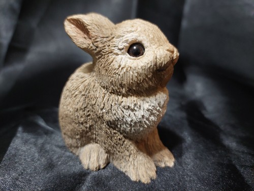 VINTAGE STONE CRITTERS BUNNY BABY SCB-003 SUPER CUTE BUNNY RABBIT 3 ...
