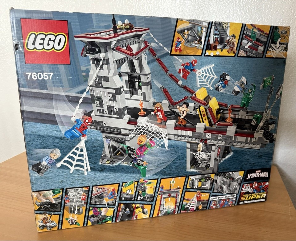 Lego Spiderman: Bridge Battle (76057) 100% w/ Instructions ...