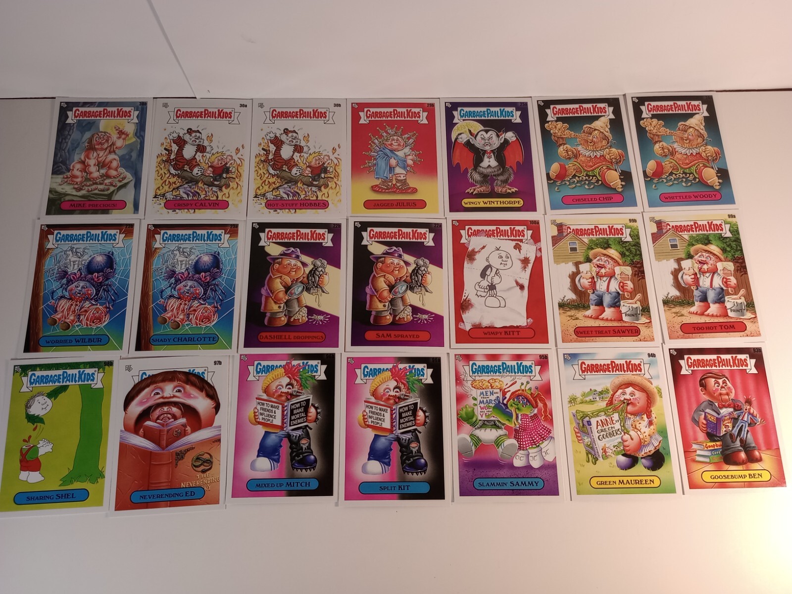 Garbage Pail Kids Bookworms Topps 2022 Cards Lot of 21 (3) | eBay