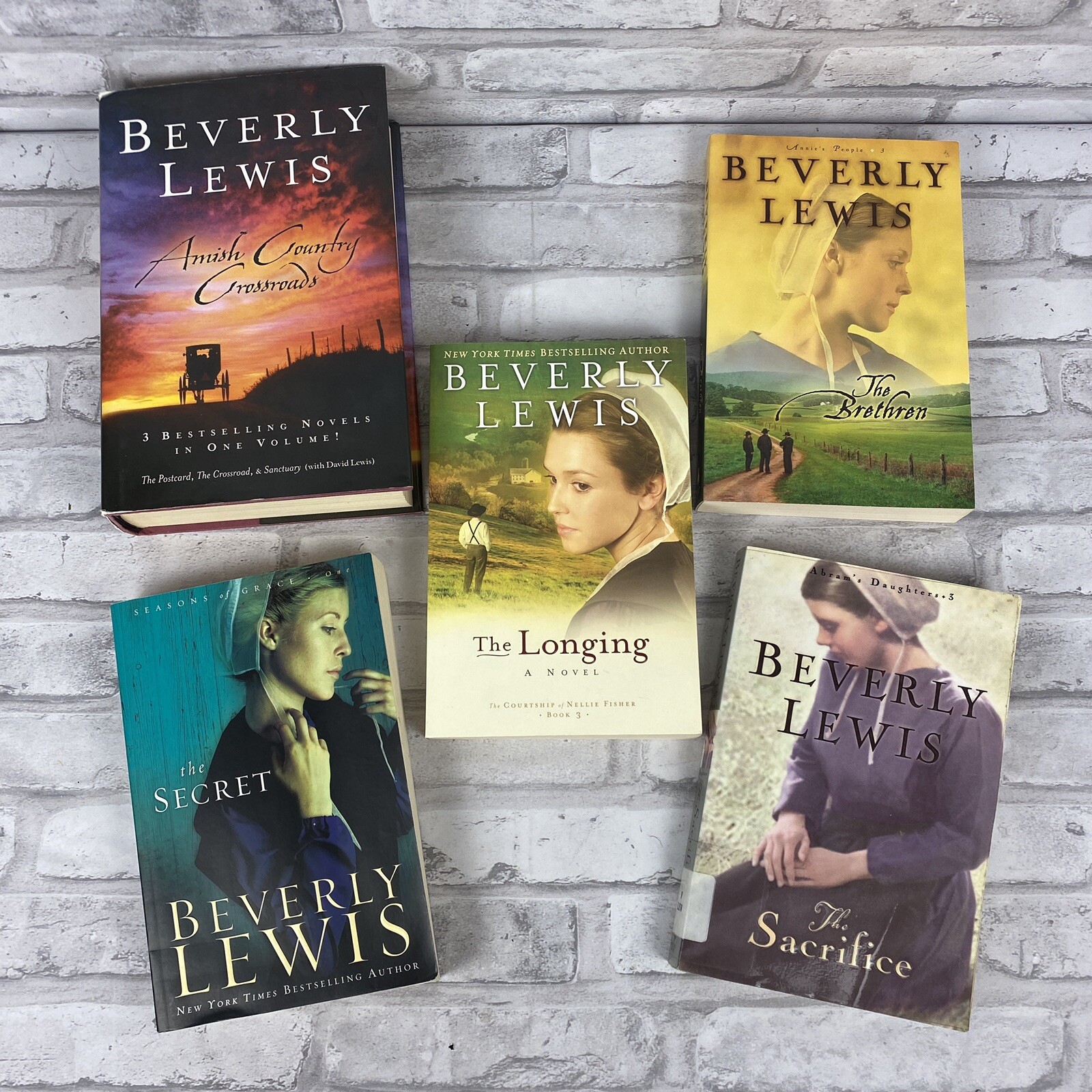 Lot of 5 Beverly Lewis Paperback Hardback Abram's Daughter Annie's ...