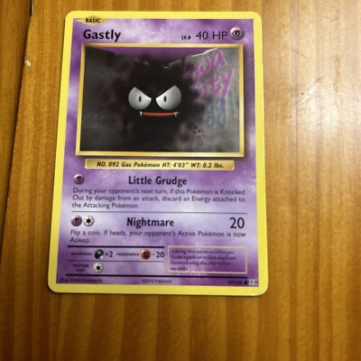 Pokémon TCG - Gastly 47/108 - XY Evolutions Non Holo | eBay