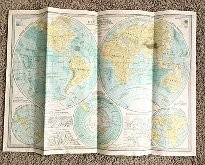 Pre-1900 - Map Antique Century Atlas