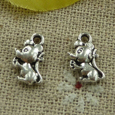 Free Ship 300 pcs tibetan silver mouse charms 12x7mm L-3306 | eBay