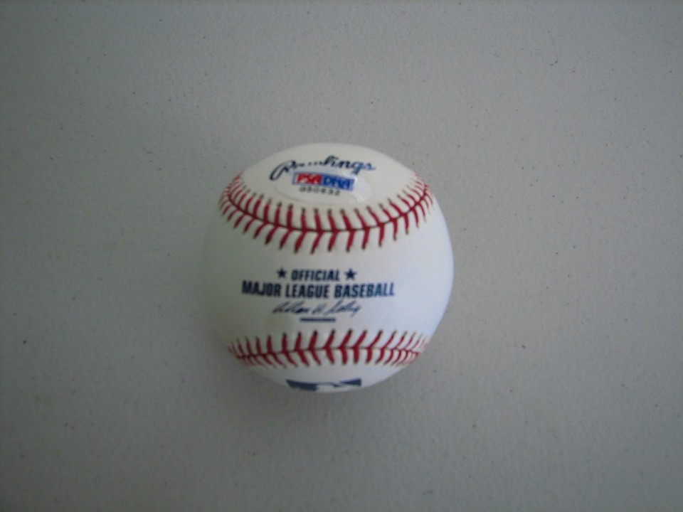 Reggie Jackson Autographed OML Baseball W / HOF 93 and a Used Glass ...