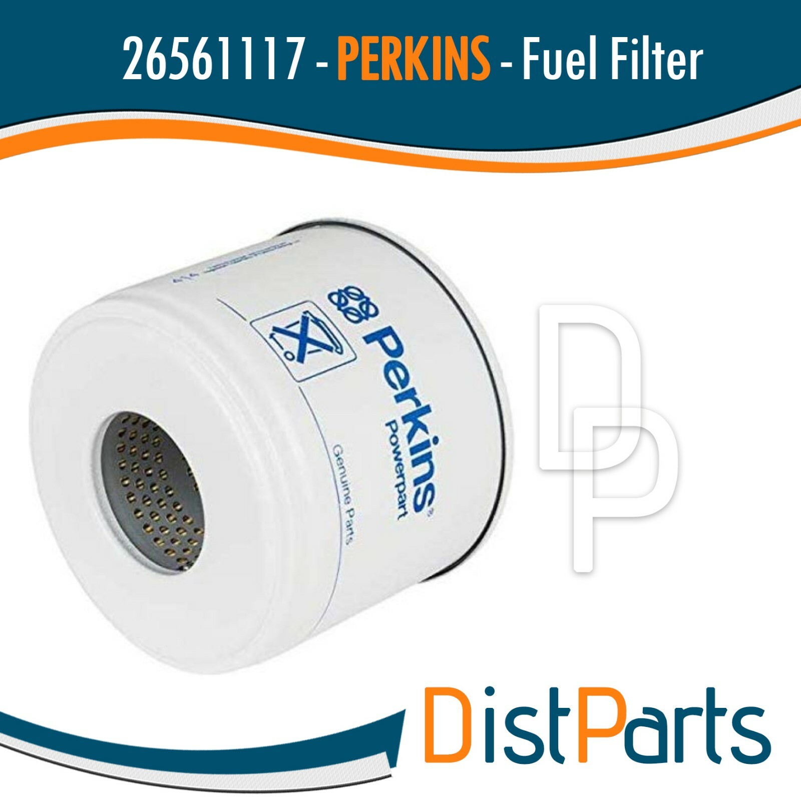 PERKINS 26560017 - Fuel filter cross reference