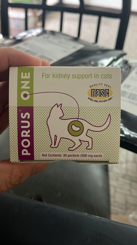Porus One Kidney Support in Cats, 30 Packets (500mg) by Dechra, Free ...