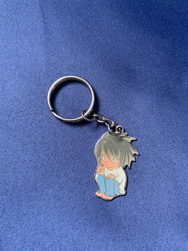 Anime Death Note “L” Metal Enamel Key Chain Super Cute! | eBay