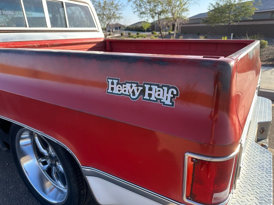 Pair of Heavy Half Replica stickers decals, fits Chevrolet GMC Sierra ...