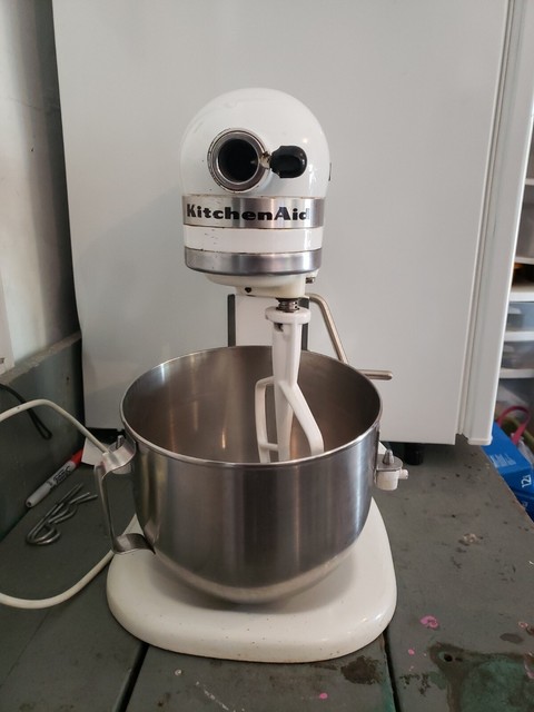 KitchenAid K5SS Heavy Duty Series 5qt Stand Mixer - White for sale ...