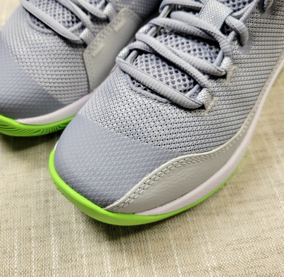 Under Armour Curry 3Z5 Shoes GS Size 4Y Boys Gray White Lime Basketball ...
