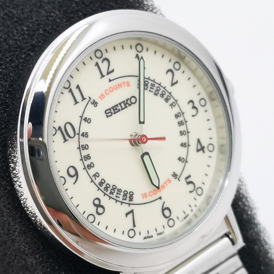 SEIKO Pocket Watch SVFQ003 White Silver Nurse Watch Men's Watch New in ...