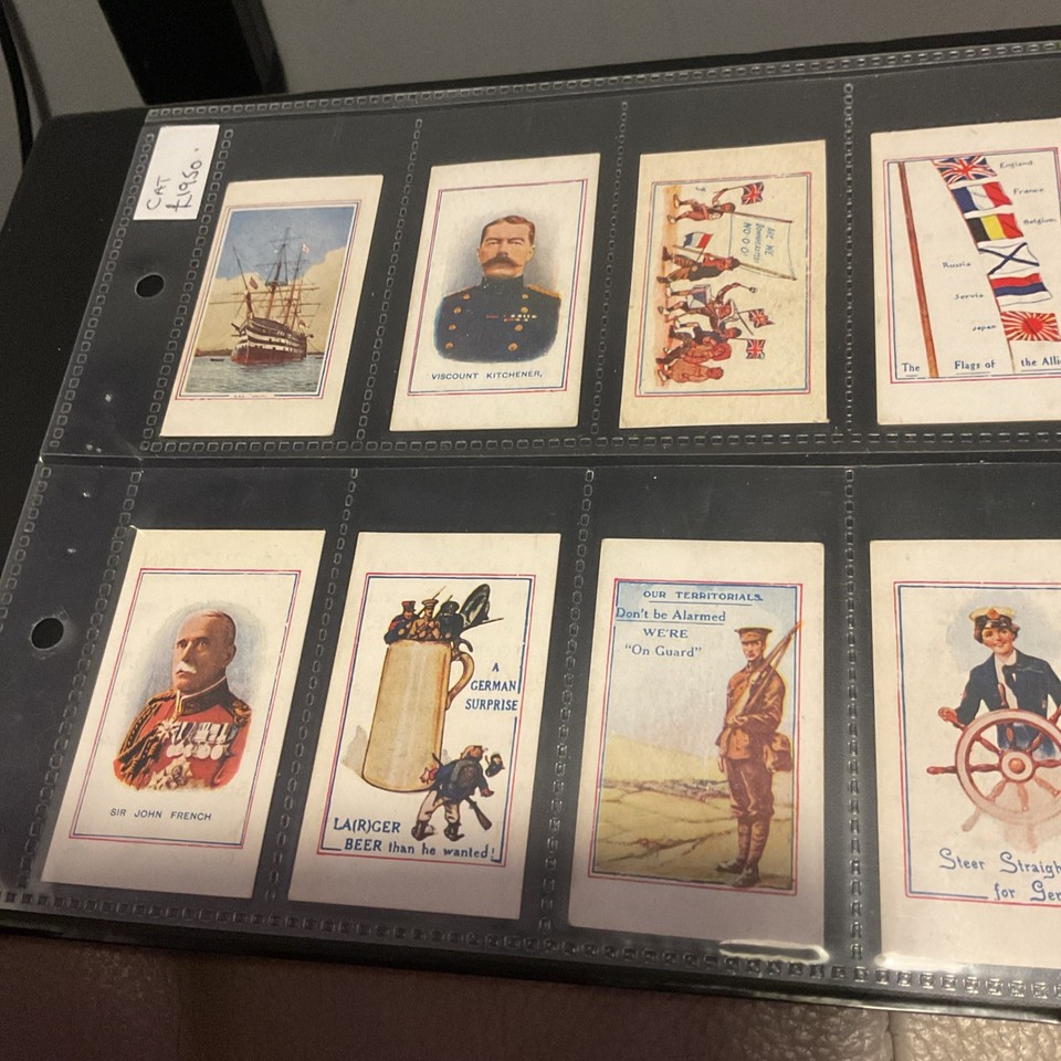 Very Rare Army Pictures Cartoons 10 Different Cigarette Cards By 8 ...
