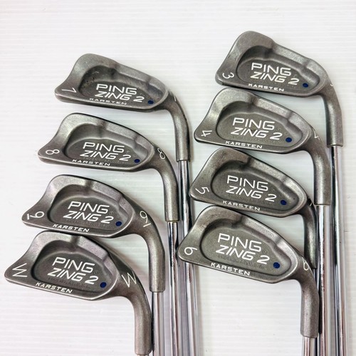 PING ZING 2 Blue Dot Men's Golf Iron Set 8 Clubs Excellent Condition | eBay