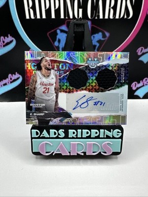 Emanuel Sharp 2024-25 Bowman Best U Dual Relic Patch Auto Refractor ...