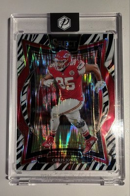 2024 Panini Select - Concourse Chris Jones #19 Zebra Shock Prizm | eBay
