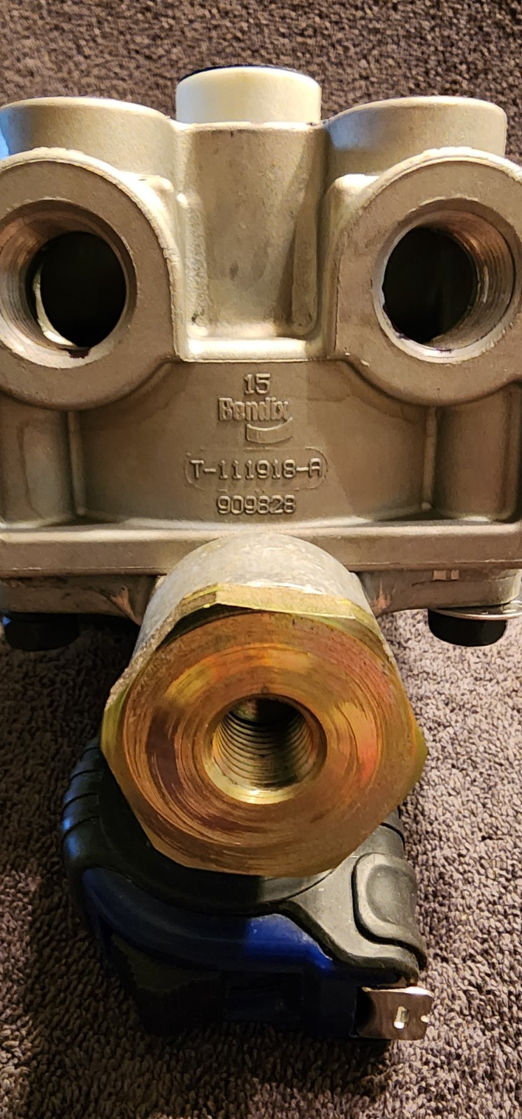 NOS Bendix T-111918-a 909828 R14 Trailer Air Brake Relay Valve for sale ...