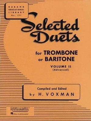H. Voxman Selected Duets for Trombone or Baritone Vol. 2 (Tascabile) | eBay