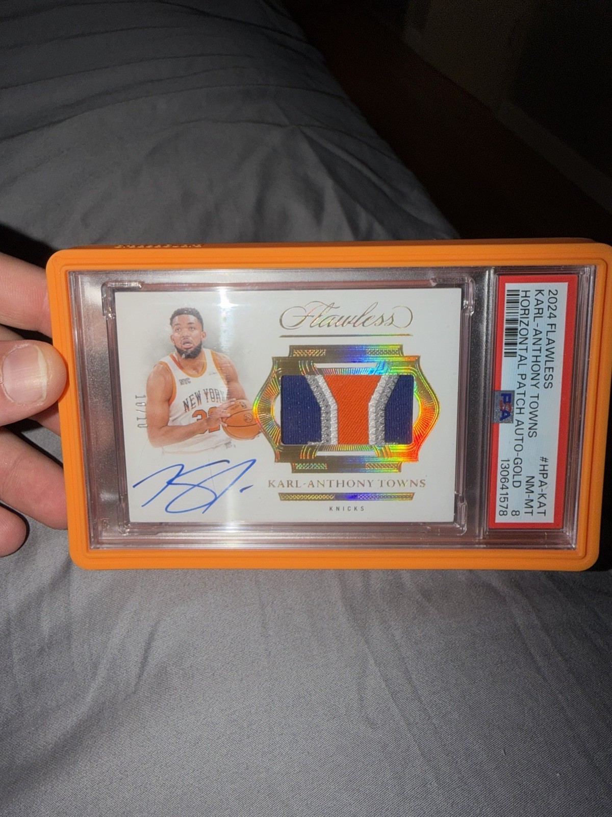 2024-25 Panini Flawless - Horizontal Patch Autographs Karl-Anthony ...