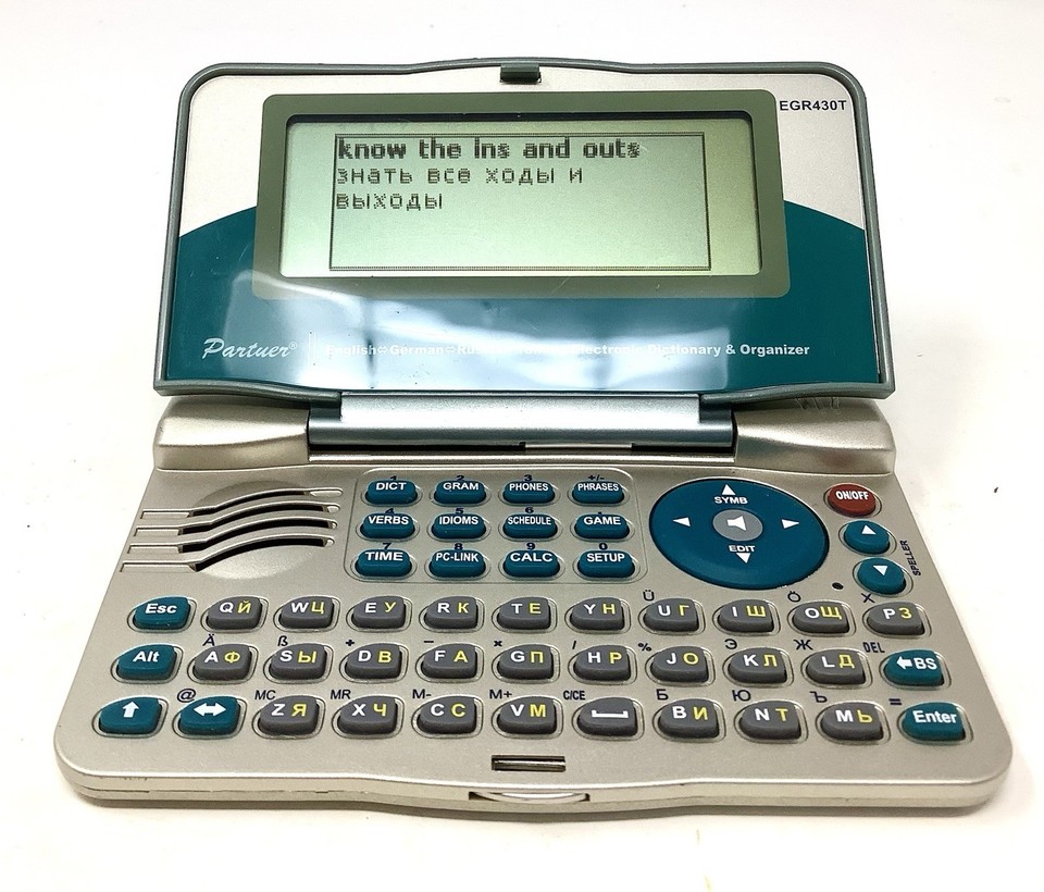 Ectaco Partner English, German, Russian Talking Dictionary & Business ...