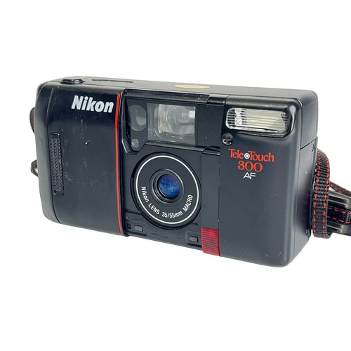 Vintage Nikon Tele Touch 300 AF 35mm Point Shoot Film Camera Untested ...