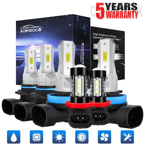 For Toyota Camry 2007-2014 Combo LED Car Light High Low + Fog light ...