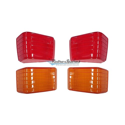 Rear Taillight Lenses (Set of 4) For FORD FAIRLANE ZD | eBay