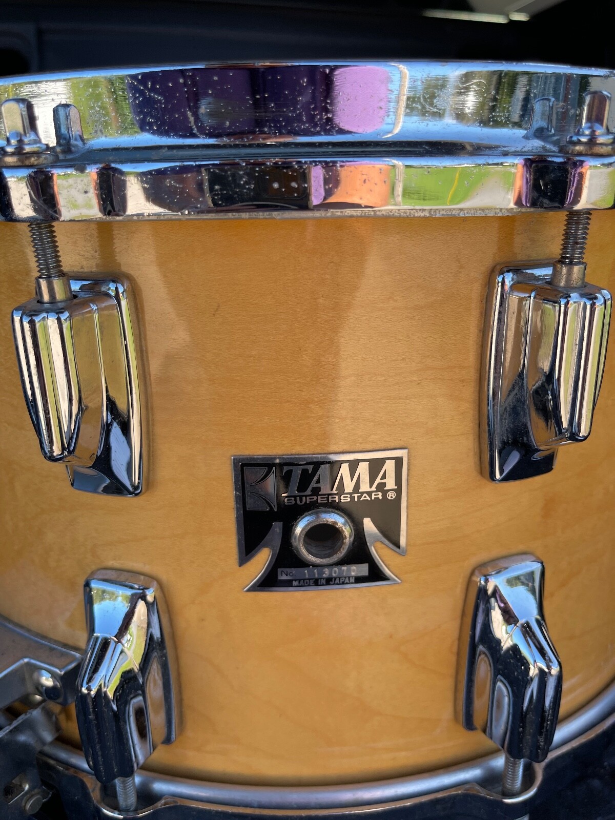 Rare Tama Split Lug 8x14 Superstar Mastercraft Snare Drum 20 Lugs Birch ...