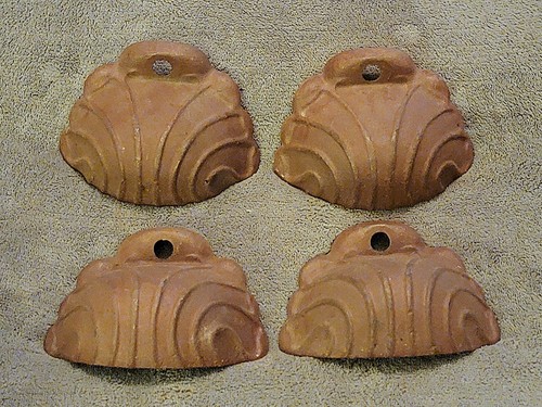 Vintage Matching Set Of Four Heavy Duty Clam Shell Cast Iron Drawer ...