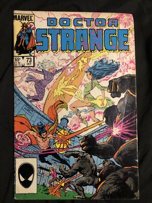 Doctor Strange #73 Comic Book 1985 FN/VF Direct Bret Blevins Marvel ...