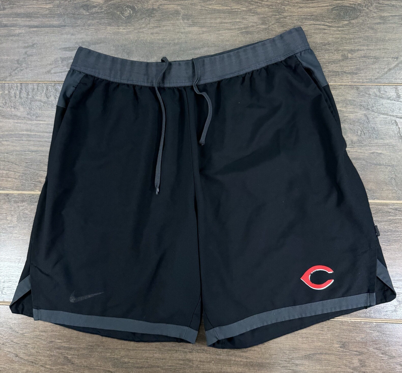 Nike Cincinnati Reds Shorts Mens XL Black MLB Dri-Fit Team Issued ...