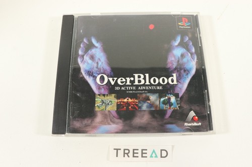 SONY PLAYSTATION 1 OVERBLOOD 3D ACTIVE ADVENTURE MANUAL INCLUDED NTSC-J ...