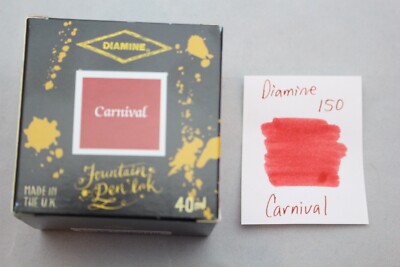 Diamine 150th Anniversary 40ml Fountain Pen Bottled Ink Carnival | eBay