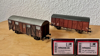 Rivarossi HR6208-06 Gmms und HR6203 Gs213 H0 2 Güterwg. EP4 OVP | eBay