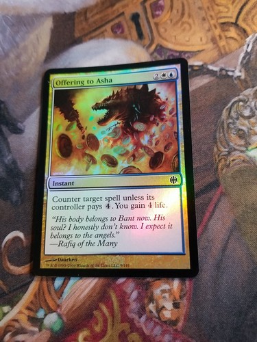 Offering To Asha Foil MTG Conflux - Played - | eBay