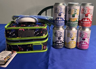 Funko Soda Power Rangers Set of 6 Common Set + Cooler Bag - New NO ...