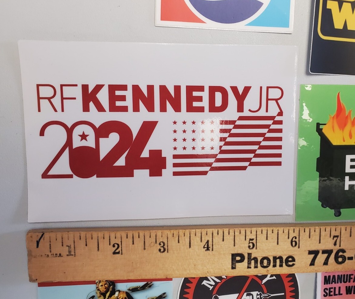 RFK JR BUMPER STICKERS VARIETY PACK (7) PRO PEACE ️ ANTI WAR ANTI VAXX ...