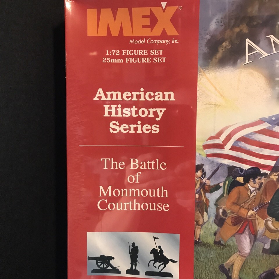 IMEX 609 AMERICAN HISTORY BATTLE OF MONMOUTH COURTHOUSE MODEL KIT-NIB-1 ...