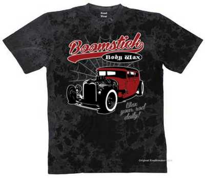T Shirt Batik black V8 Oldschool Hot Rod US Car&`50 Stylemotiv Modell ...