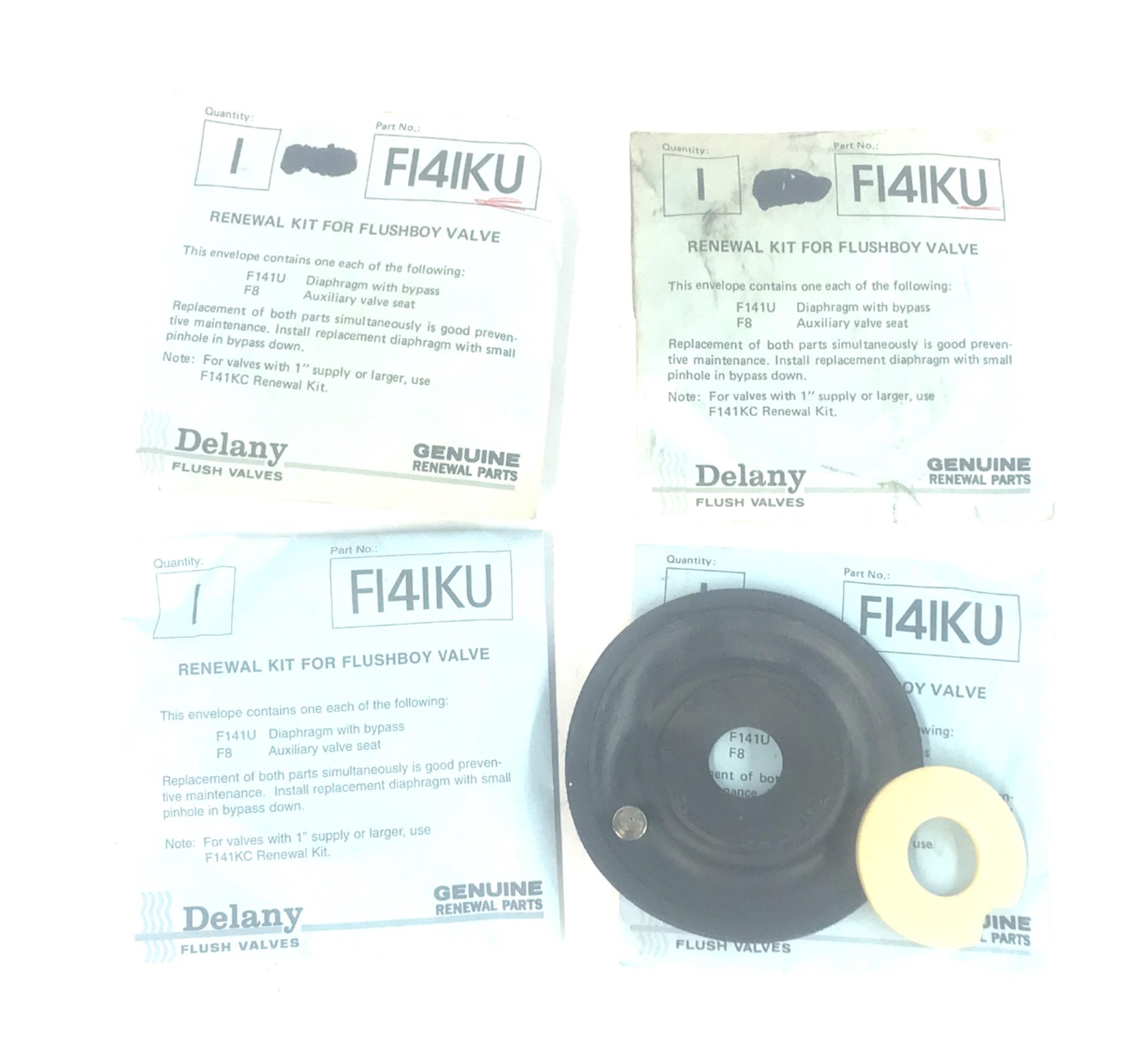 Delany Flushboy Valve Renewal Kit F141KU [Lot of 4] NOS | eBay