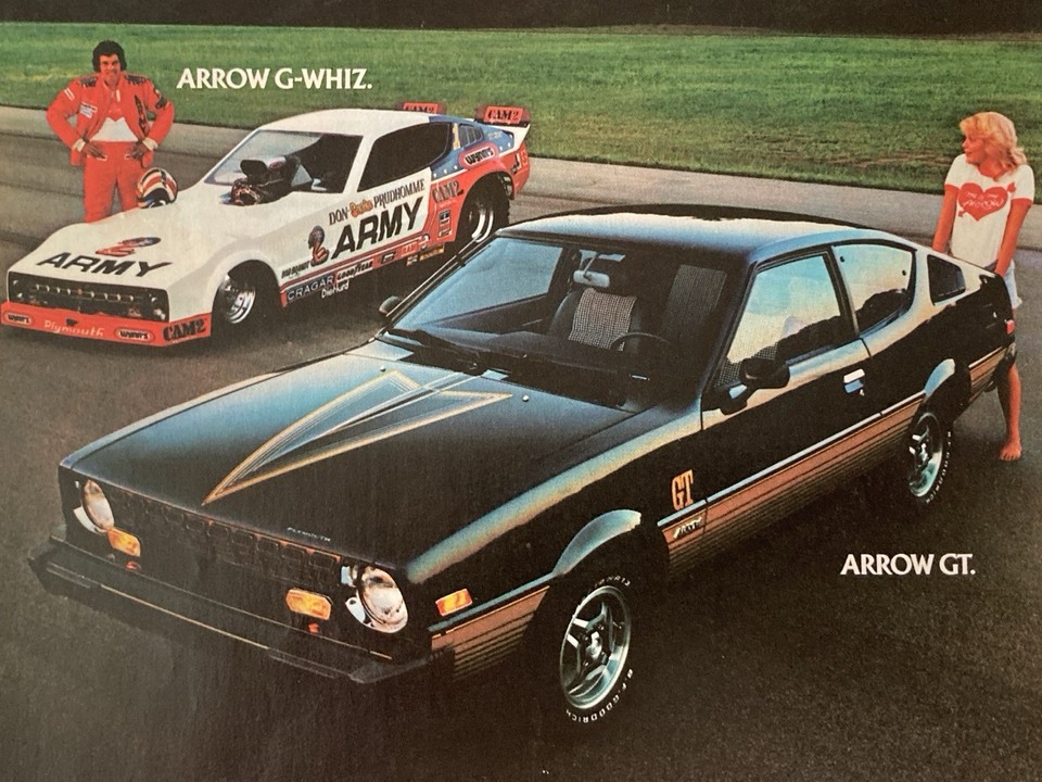 1978 Plymouth Arrow GT Print Ad G-Whiz MCA Jet System Don Prudhomme | eBay