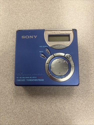Sony Walkman Minidisc Recorder MZ-NF610 with Net MD (unit only) Parts ...