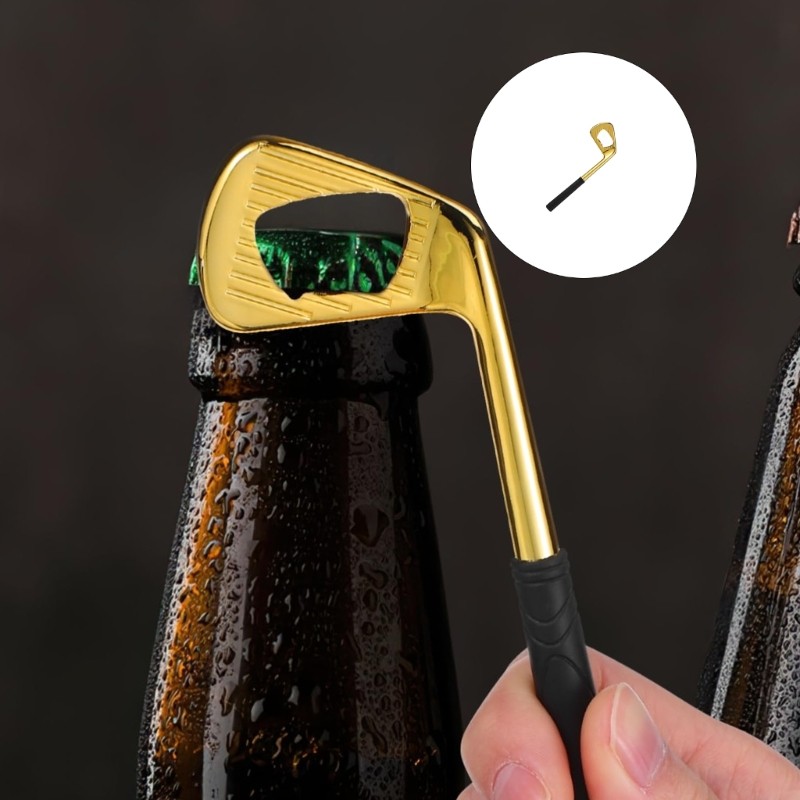 Golf Shape Kitchens Tool Coppers Bottle Opener Smooth Grip Handle ...