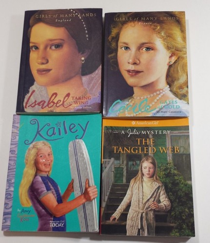 Lot of 4 American Girl Collection Paperback Books Julie Mystery, Kailey ...