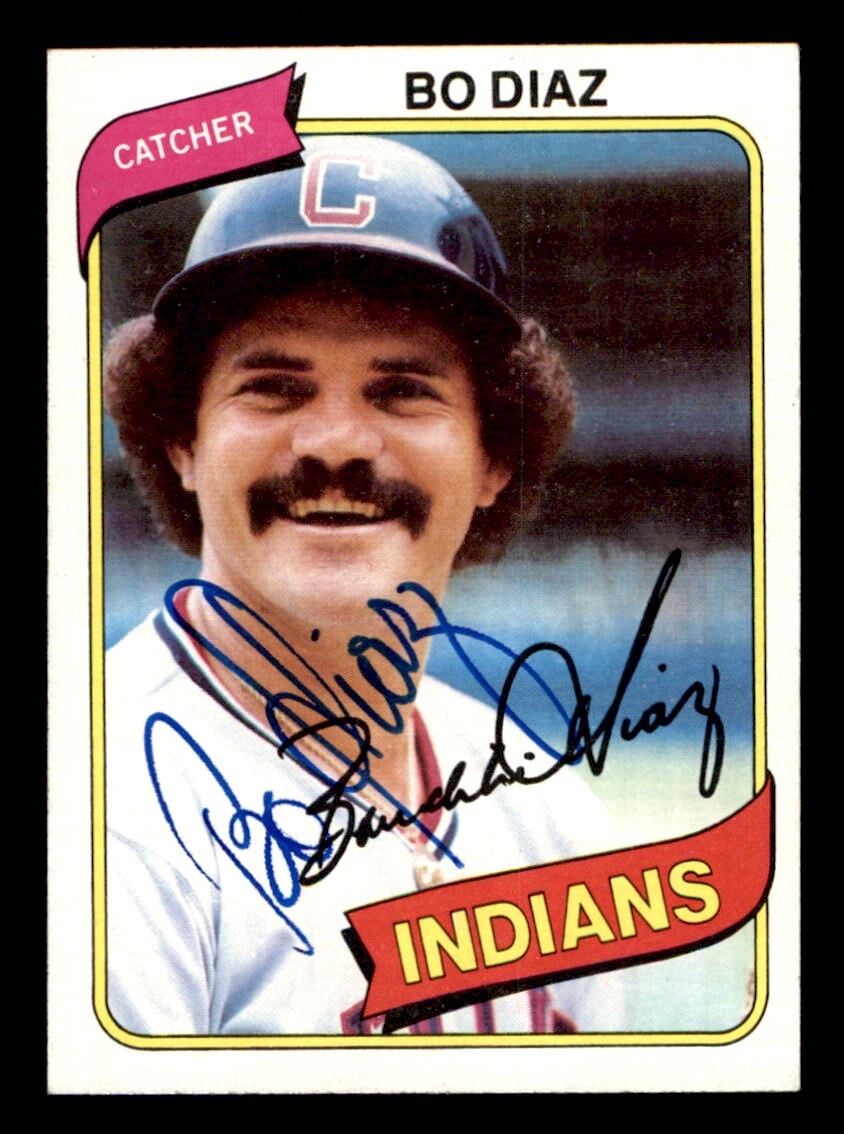 1980 Topps Baseball #483 Bo Diaz Signed Autograph (No COA) | eBay