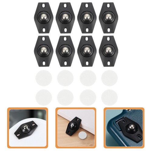8 Pcs Mini-Lenkrollen Selbstklebende Schwenkrollen Scrollrad Mit Rädern ...